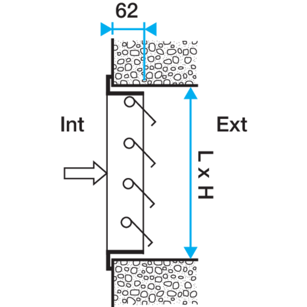 ANF 75 series - aluminium - Overpressure dampers | Aldes