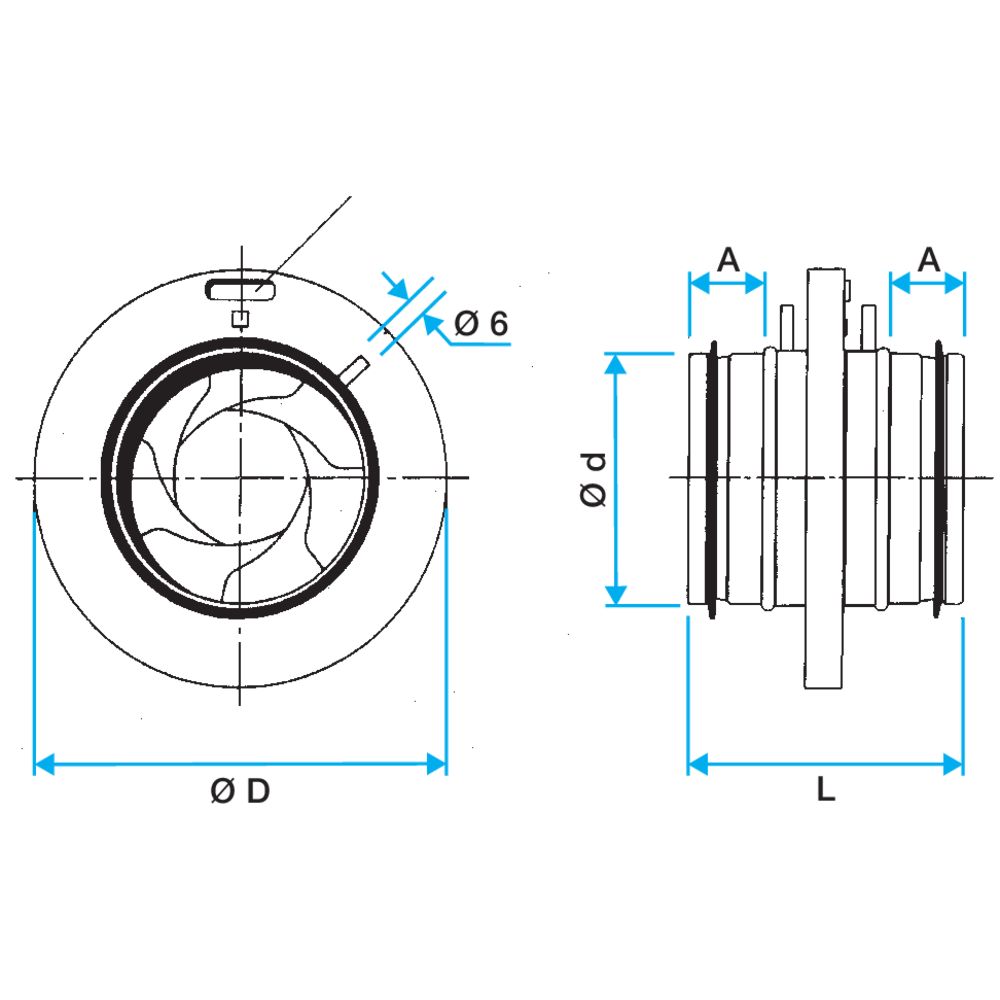 Iris balancing damper - Balancing dampers | Aldes