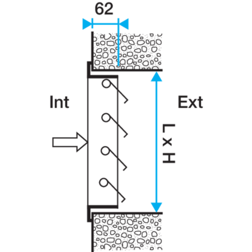 ANF 75 series - aluminium - Overpressure dampers | Aldes